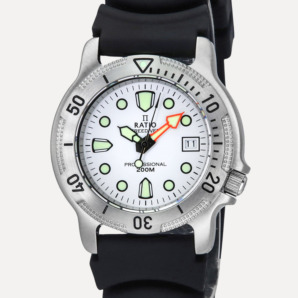 Ratio FreeDiver Professional 22AD202-WHT 200M Men’s Watch