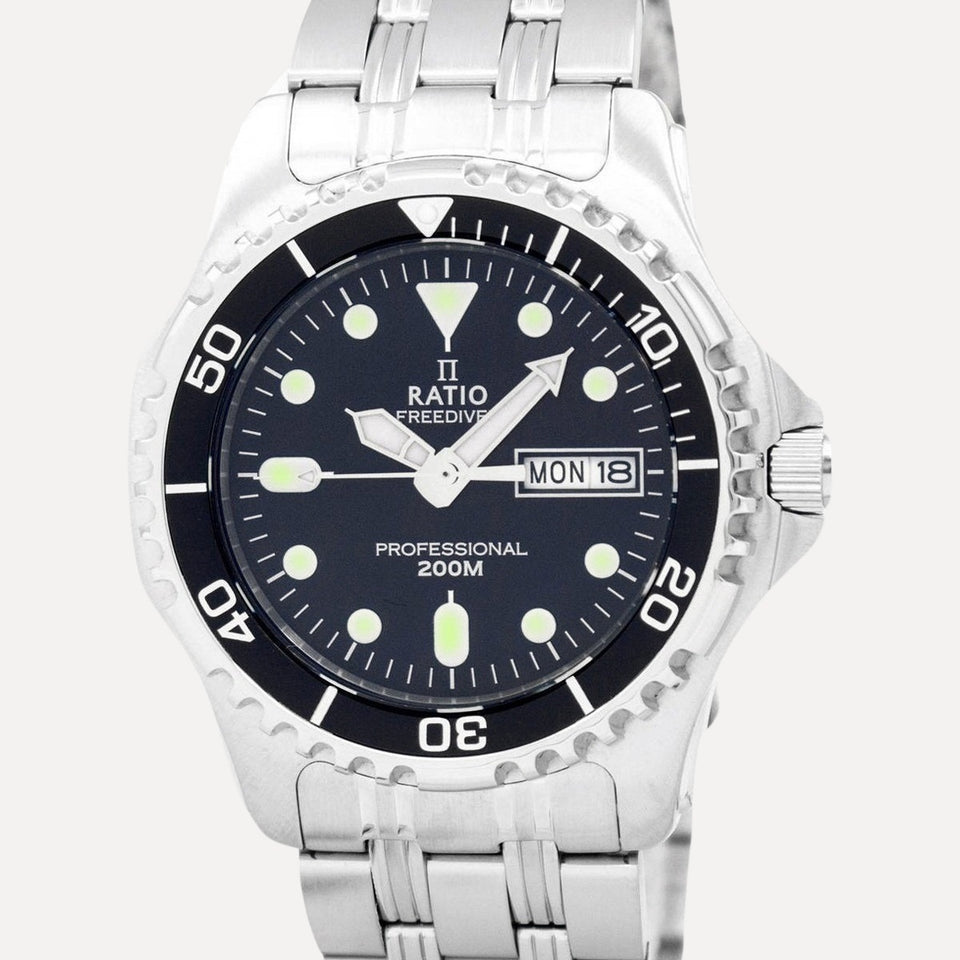 Ratio Free Diver Professional 200M 36JL140 Men's Watch
