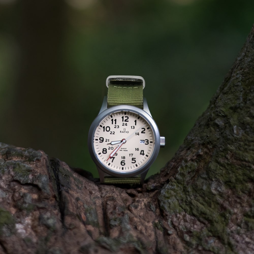 Ratio Quest Nylon Strap RTQ011 100M Men's Field Watch