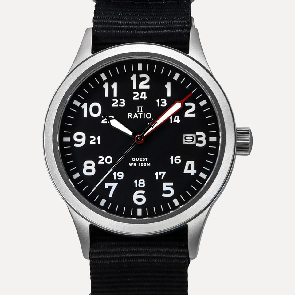 Ratio Quest Nylon Strap RTQ017 100M Men's Field Watch