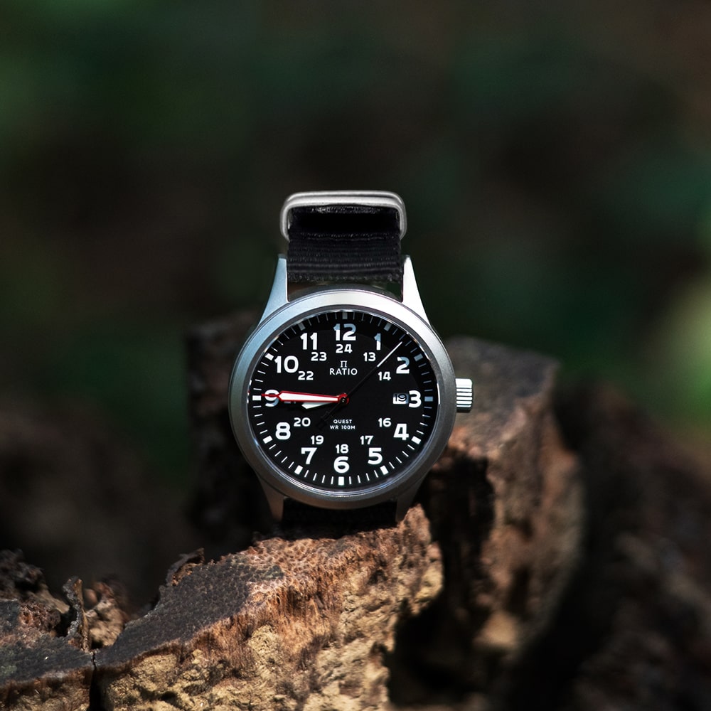 Ratio Quest Nylon Strap RTQ017 100M Men's Field Watch