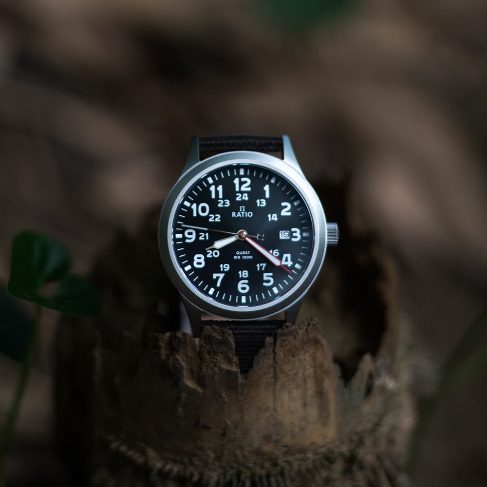 Ratio Quest Nylon Strap RTQ017 100M Men's Field Watch