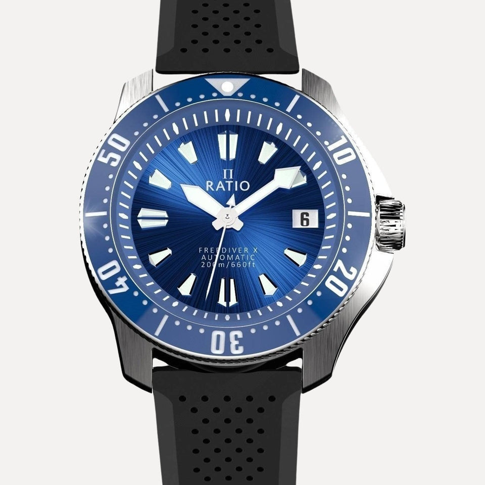 Ratio FreeDiver X Ocean Blue Automatic RTX003 Men's Watch